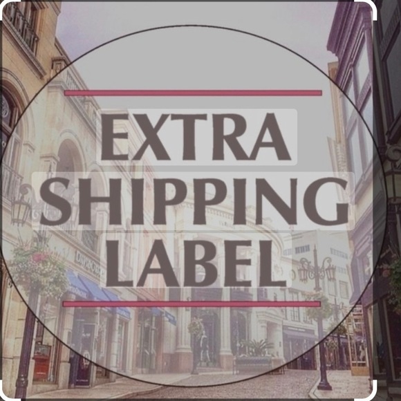 Other | Extra Shipping Label | Poshmark